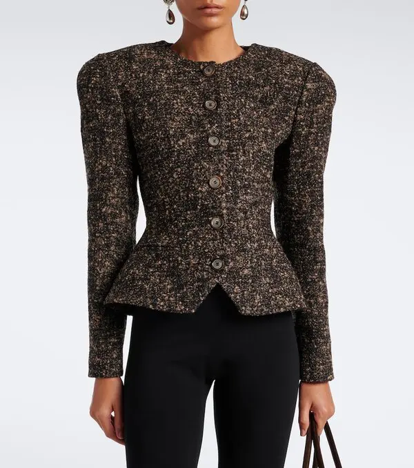 Magda Butrym Wool And Cashmere-blend Bouclé Jacket