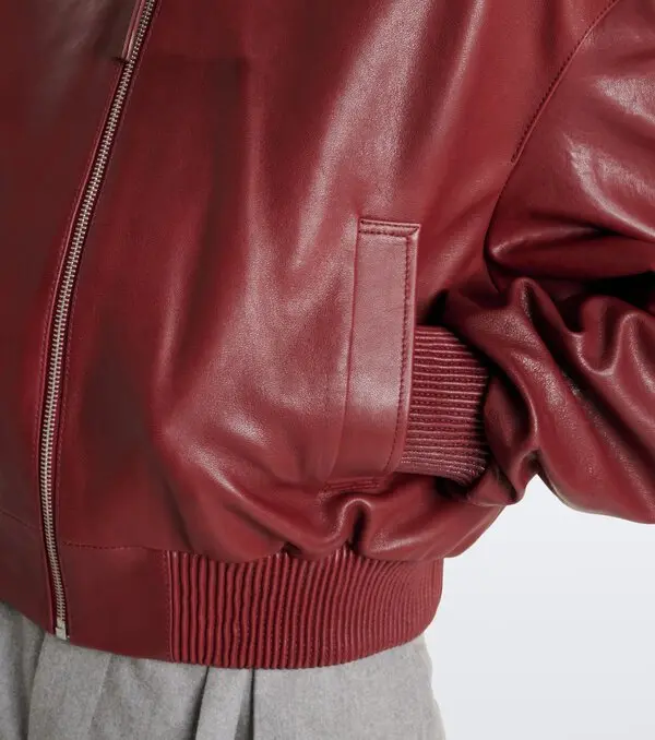 ARMA Hannah Leather Bomber Jacket