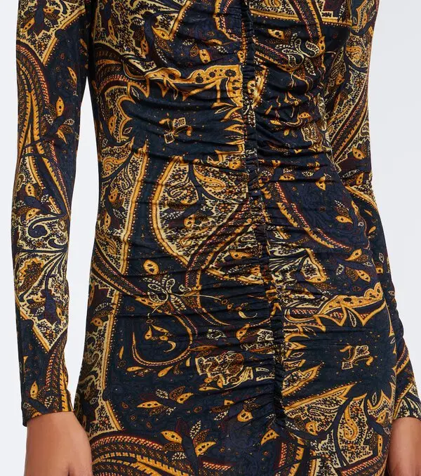 Ulla Johnson Ida Paisley Jersey Midi Dress