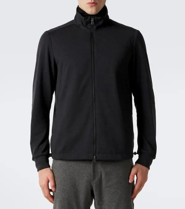 Sease Explorer Wool-blend Jersey Ski Sweatshirt
