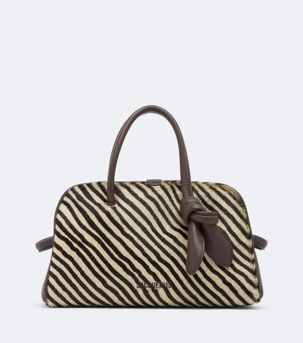 Jacquemus Turismo Small Calf Hair Bowling Bag