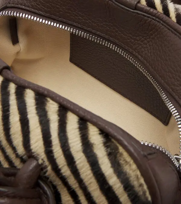 Jacquemus Turismo Small Calf Hair Bowling Bag