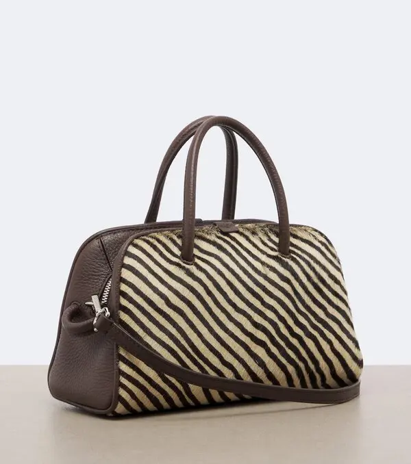Jacquemus Turismo Small Calf Hair Bowling Bag
