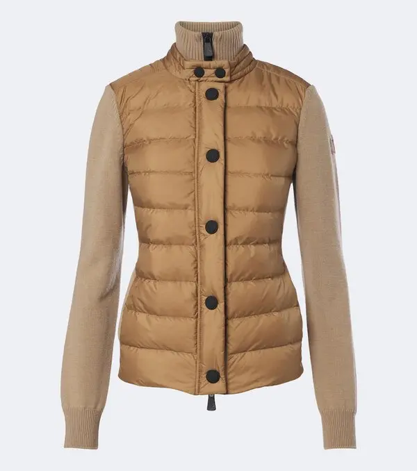 Moncler Down-paneled Cardigan
