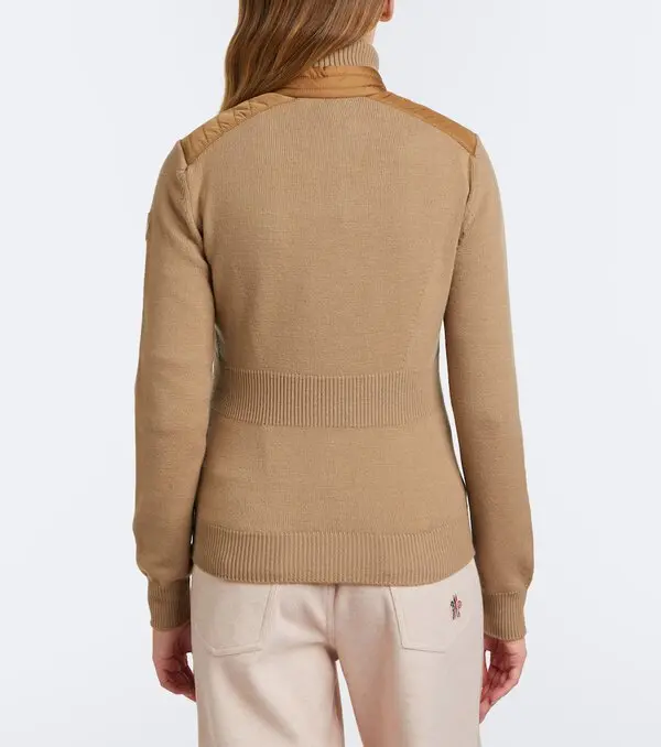 Moncler Down-paneled Cardigan