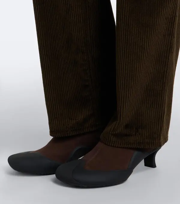 Loewe Dive Suede Ankle Boots - Brown