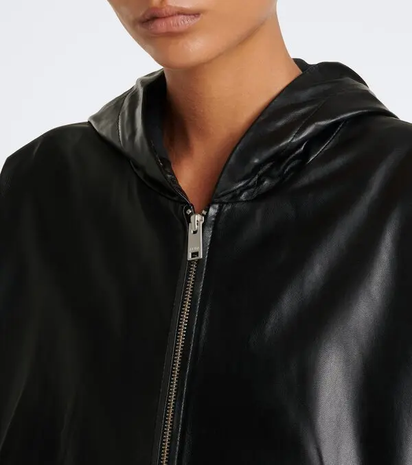 ARMA Guisy Hooded Leather Jacket