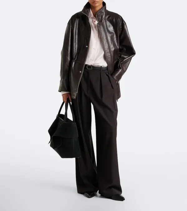 ARMA Alia Leather Jacket - Brown