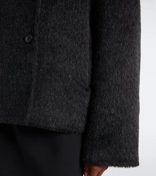 Loulou De Saison Wes Double-breasted Alpaca And Wool Jacket