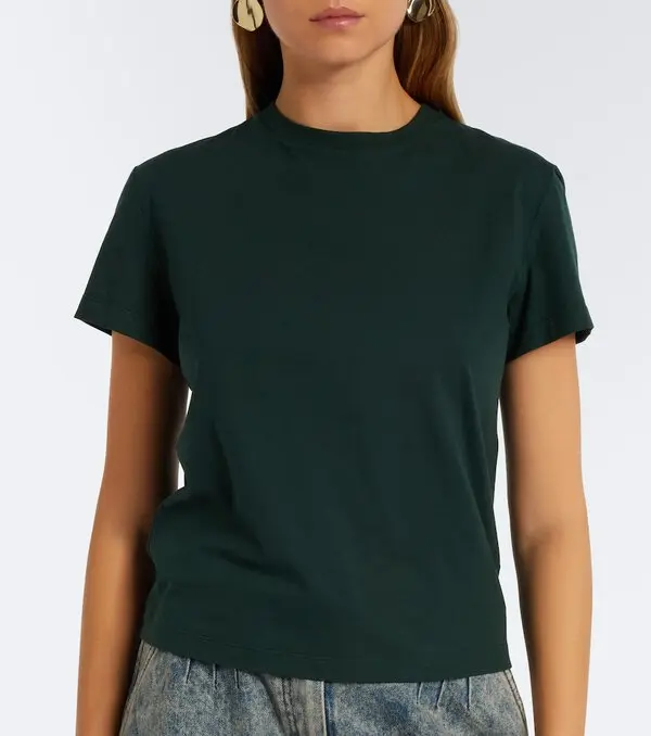 Magda Butrym Draped Cotton-blend Jersey Top And Scarf Set