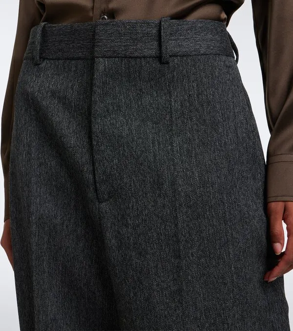 TOD'S Virgin Wool Wide-leg Pants
