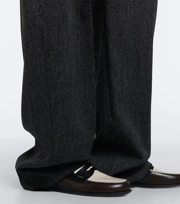 TOD'S Virgin Wool Wide-leg Pants