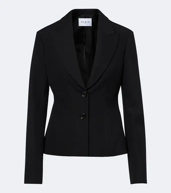 Alaïa Wool Blazer - Black