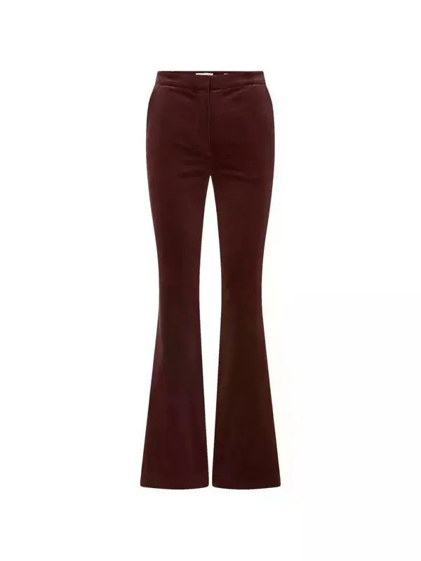 Veronica Beard Gracie Velvet Flared Trousers