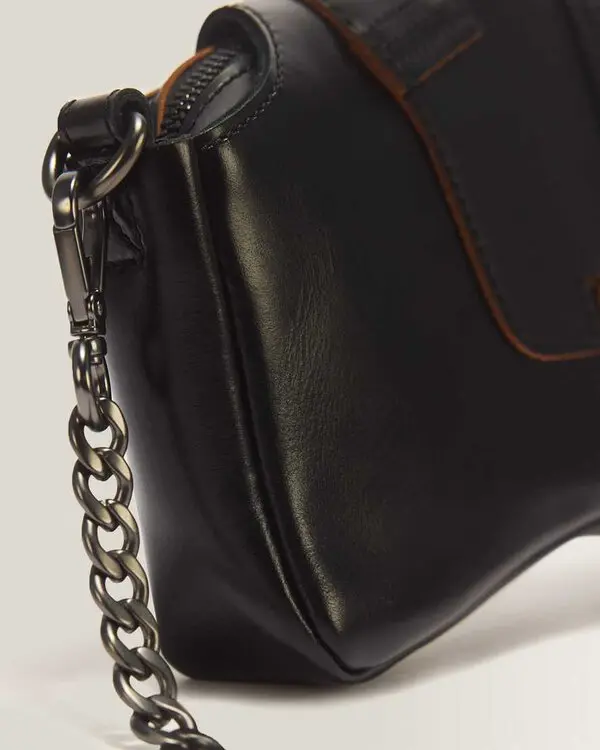 Dr. Martens 1460 Leather Baguette Shoulder Bag - Black