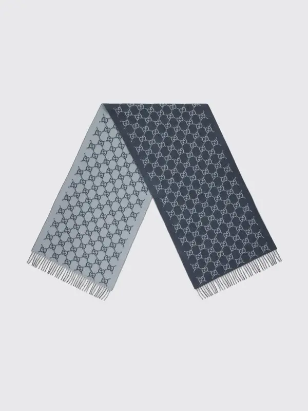 Gucci Gg Logo Pure Cashmere Scarf