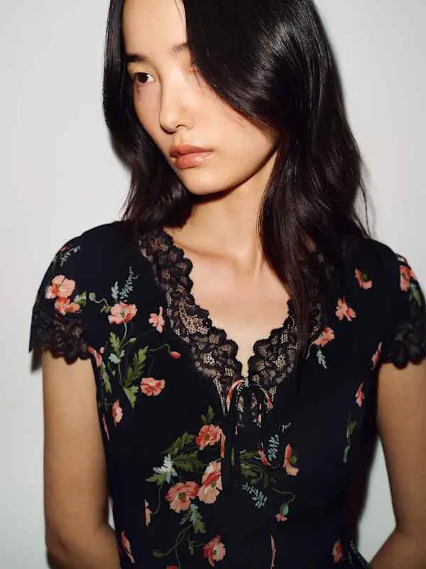 REFORMATION Tiffie Dress Lace