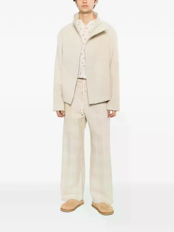 YOUNG N SANG Zip-up Boucle Jacket