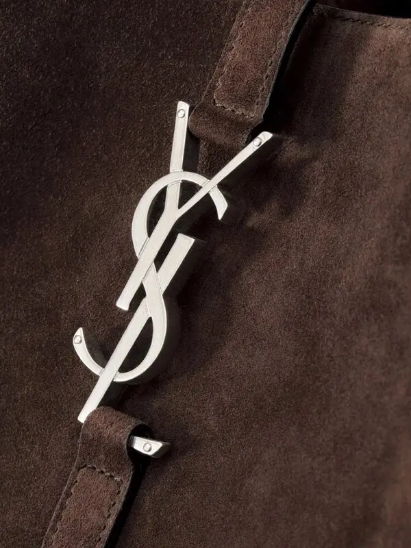 Saint Laurent Le 5 A 7 Maxi Hobo In Suede