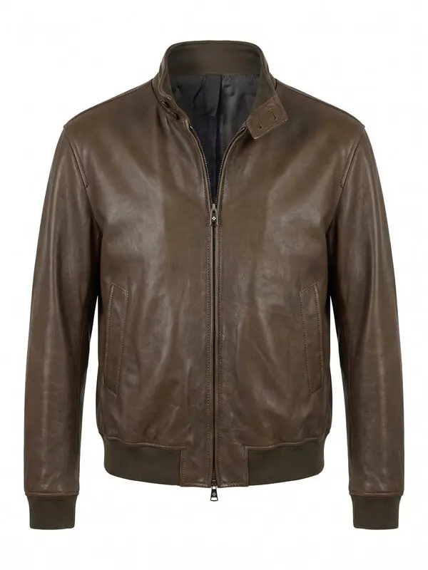 Tagliatore Ice` Leather Jacket