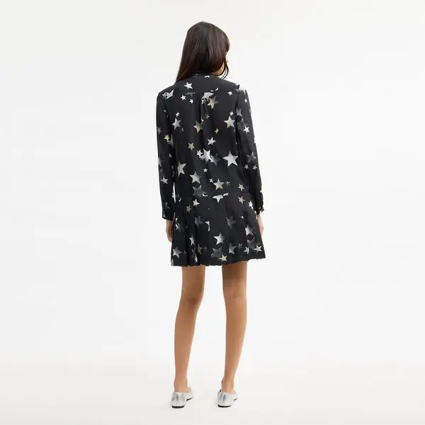 COACH OUTLET Tie Neck Star Dress