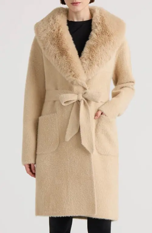 NVLT Belted Sailor Collar Coatigan