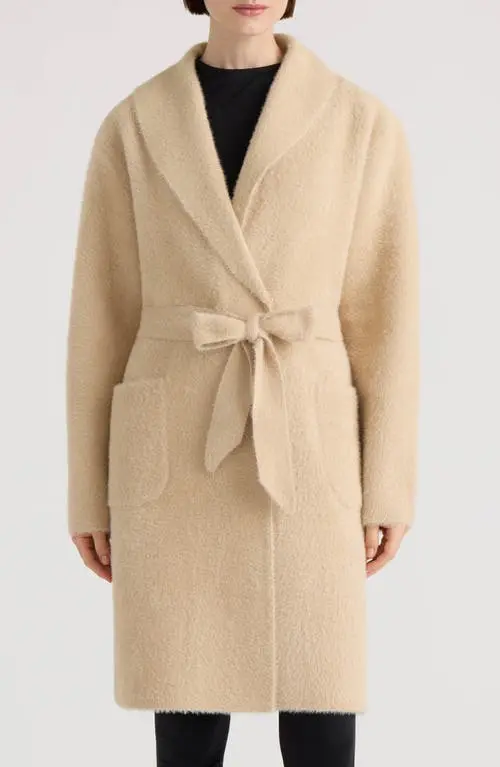 NVLT Belted Sailor Collar Coatigan