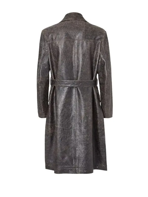 Fendi Leather Trench