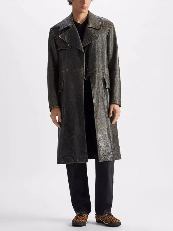 Fendi Leather Trench - Multicolor