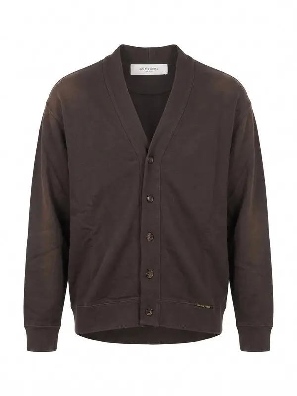 GOLDEN GOOSE Garment Dyed Cardigan