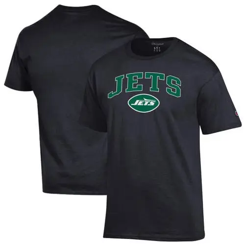 Champion New York Jets Arch Over Logo T-shirt - Black