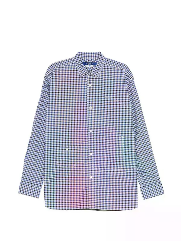 Junya Watanabe Gingham-check Panelled Shirt