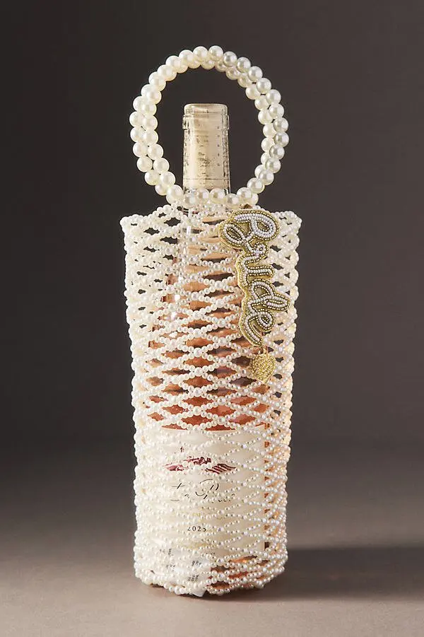 Anthropologie Pearl Bride Charm We Bag