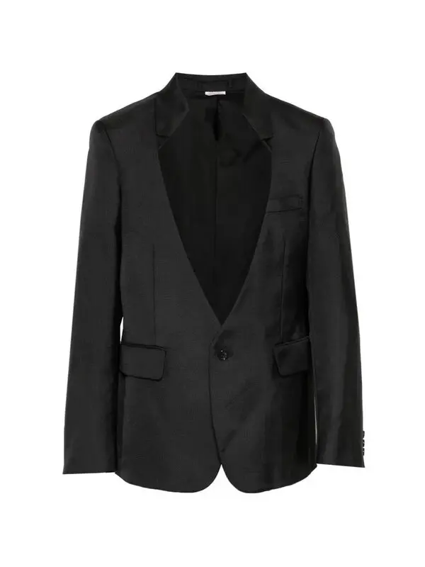 Comme Des Garçons Cut-out Single-breasted Blazer