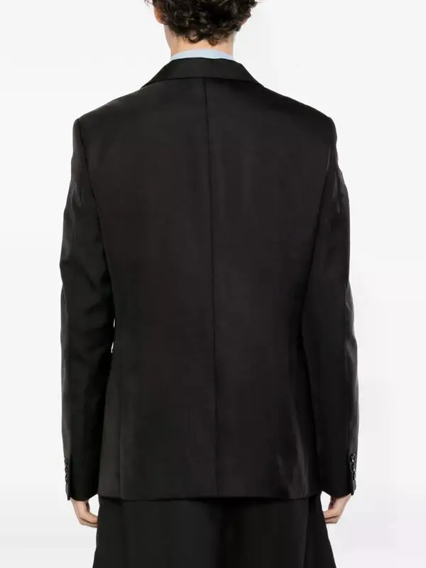 Comme Des Garçons Cut-out Single-breasted Blazer