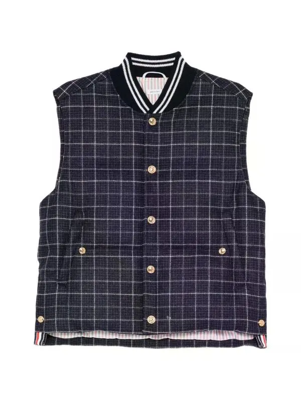 Thom Browne Down-filled Snap-front Gilet