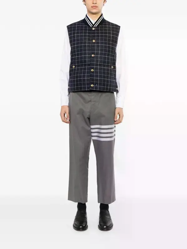 Thom Browne Down-filled Snap-front Gilet