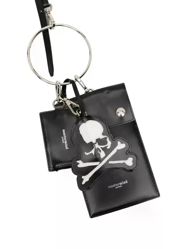 MASTERMIND WORLD Skull-patch Lanyard Cardholder