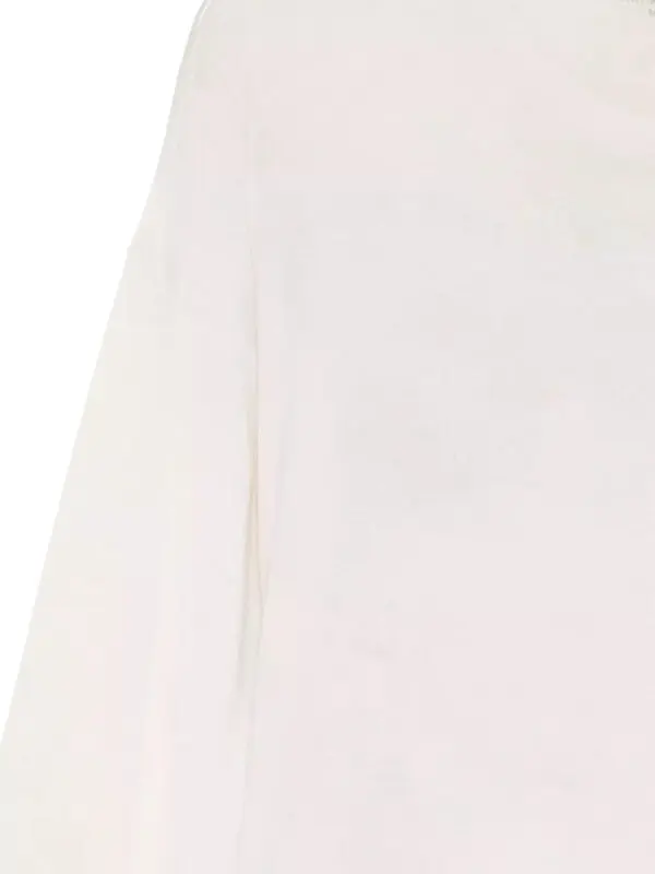 ANN DEMEULEMEESTER Lace-trim Long-sleeve T-shirt