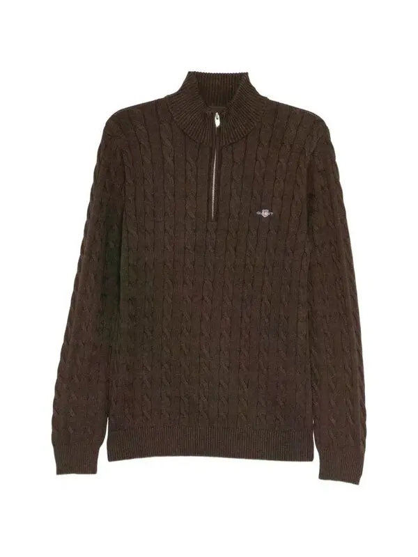 Gant Logo-embroidered Jumper