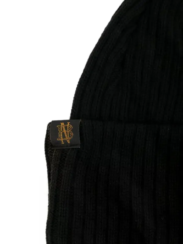 Comme Des Garçons Ribbed-knit Beanie Hat