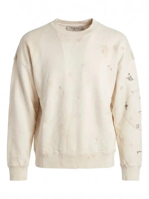 GOLDEN GOOSE Vintage Treatment Sweatshirt