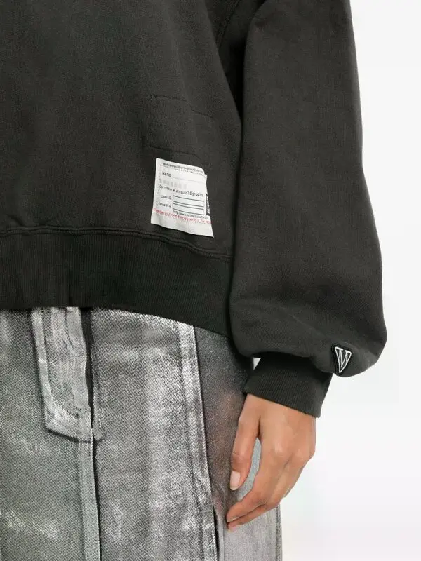 Mihara Yasuhiro Cold-shoulder Panelled Sweater
