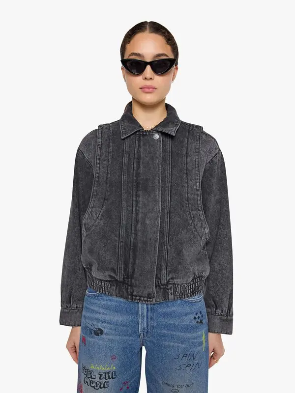 MOTHER Snacks! The Wing Ding Burnt Toast Jacket - Grey