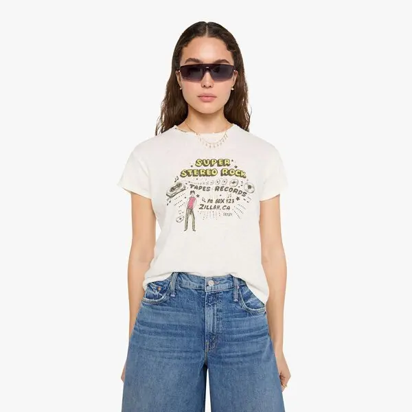 MOTHER The Sinful Super Stereo Shirt - White