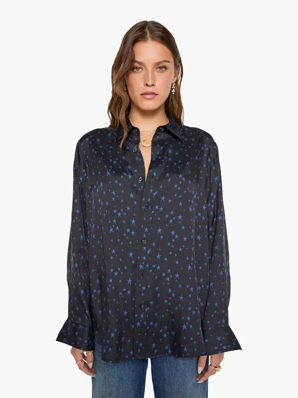 MOTHER The Bestie Rock Star Shirt - Black