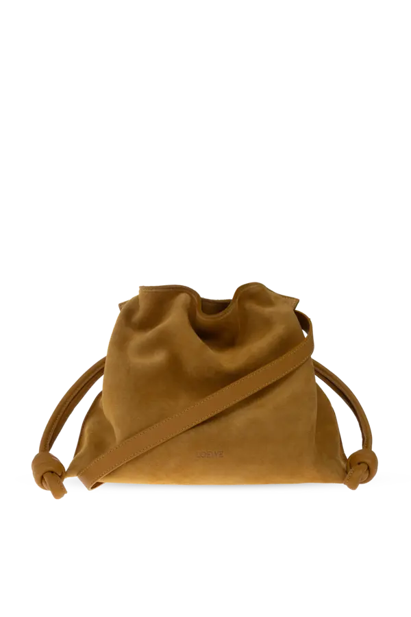 Loewe Flamenco M’ Suede Bucket Bag - Yellow