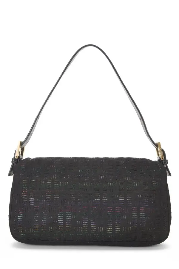 Fendi Multicolor Zucchino Canvas Baguette
