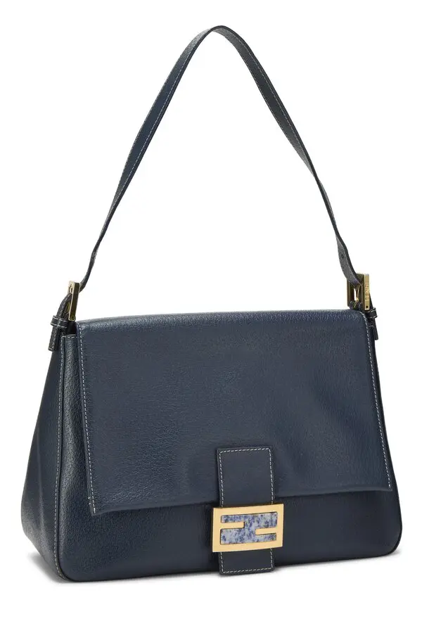 Fendi Blue Leather Mama
