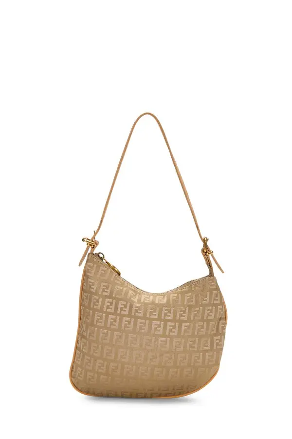 Fendi Zucca Oyster Bag - Beige